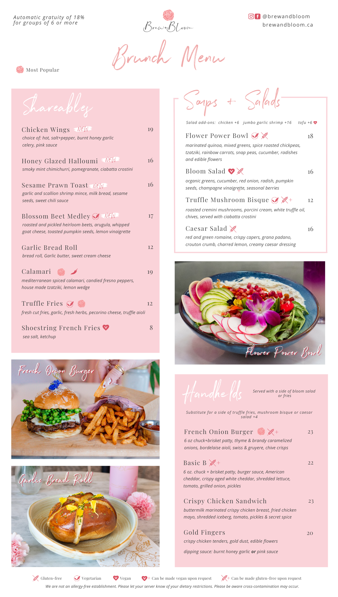 Southside Menu – brewandbloom